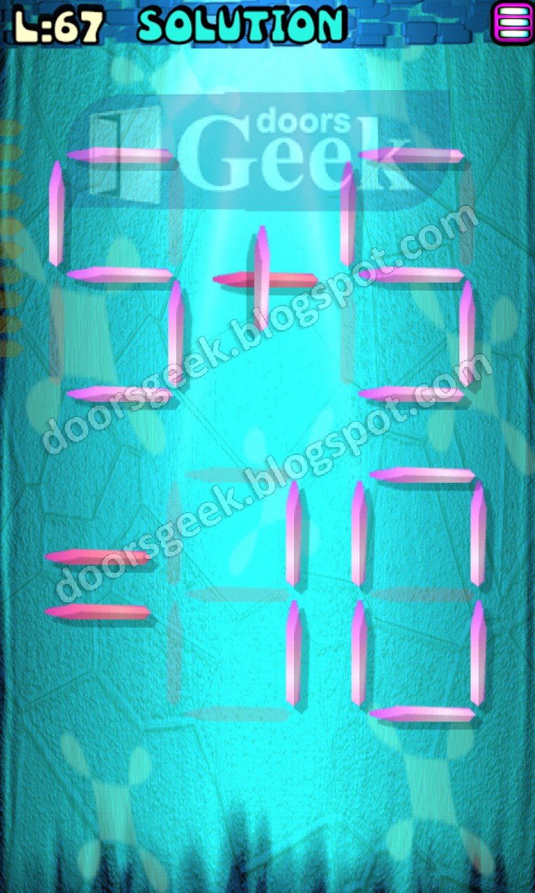 Matches Puzzle [Episode 10] Level 67 Solution ~ Doors Geek